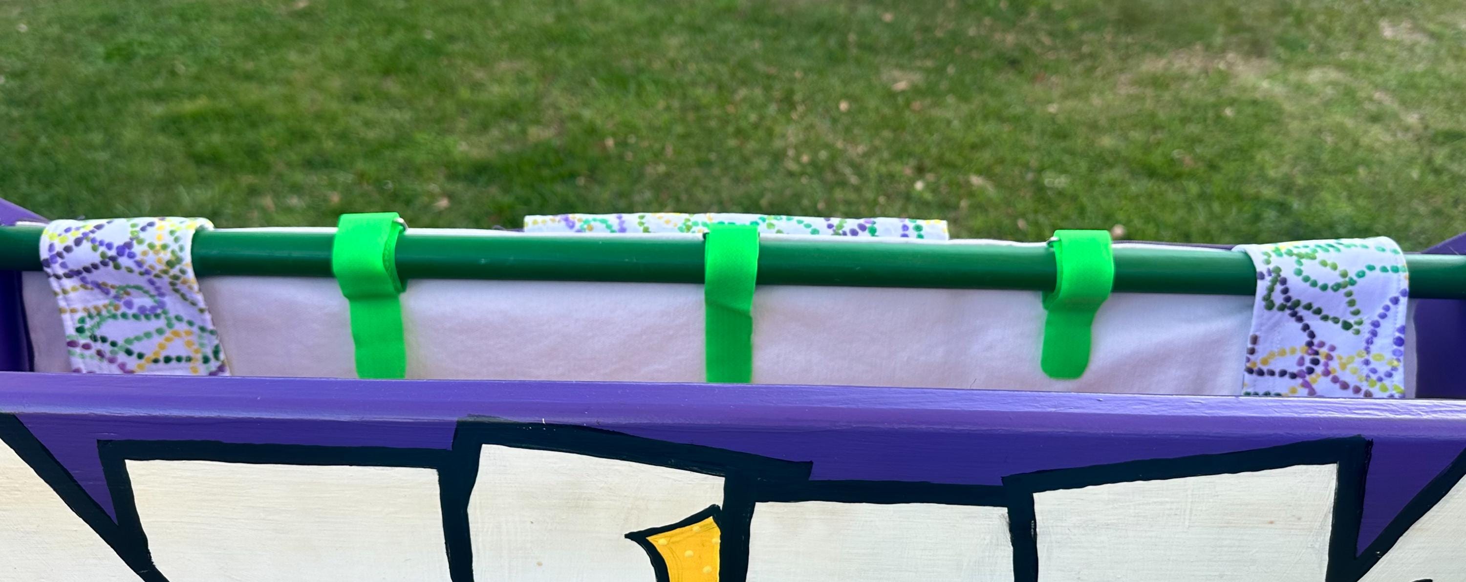 Mardi Gras Ladder Caddy Accessory for Storing Snacks and Drinks While ...