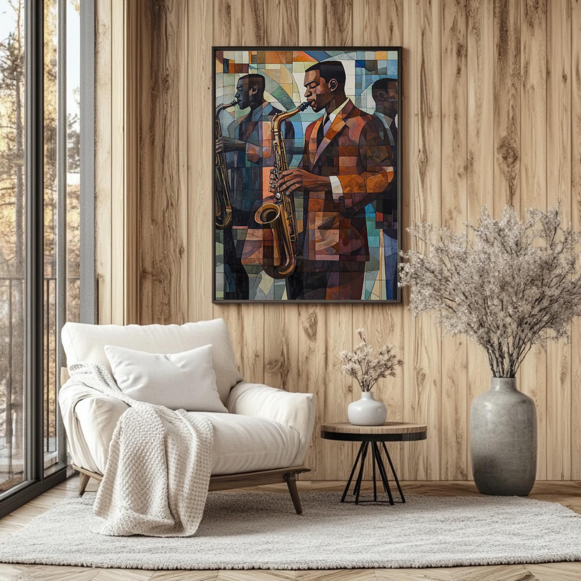 Harlem Renaissance Jazz Print Vintage Portrait Art by HELLOPRINTS ...