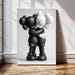 Kaws Figures Hugging Black and White by HELLOPRINTS | Digital Wall ...
