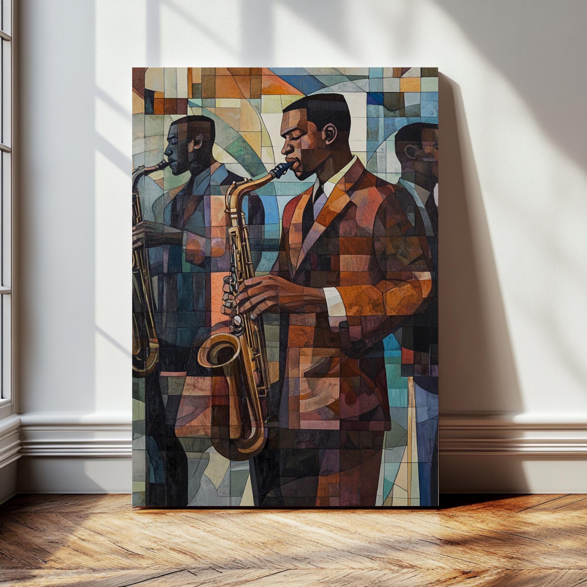 Harlem Renaissance Jazz Print Vintage Portrait Art by HELLOPRINTS ...