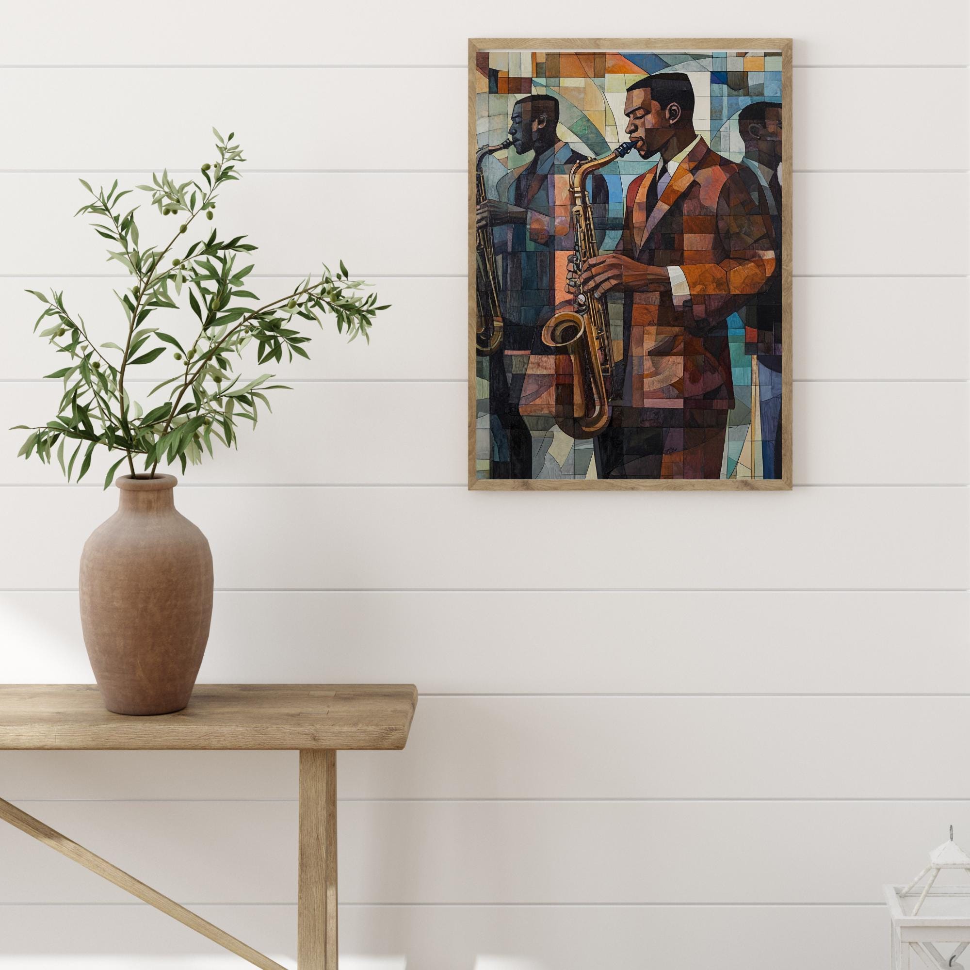 Harlem Renaissance Jazz Print Vintage Portrait Art by HELLOPRINTS ...