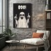 Minimalist 'boo!' Ghost Poster | Halloween Decor by HELLOPRINTS ...