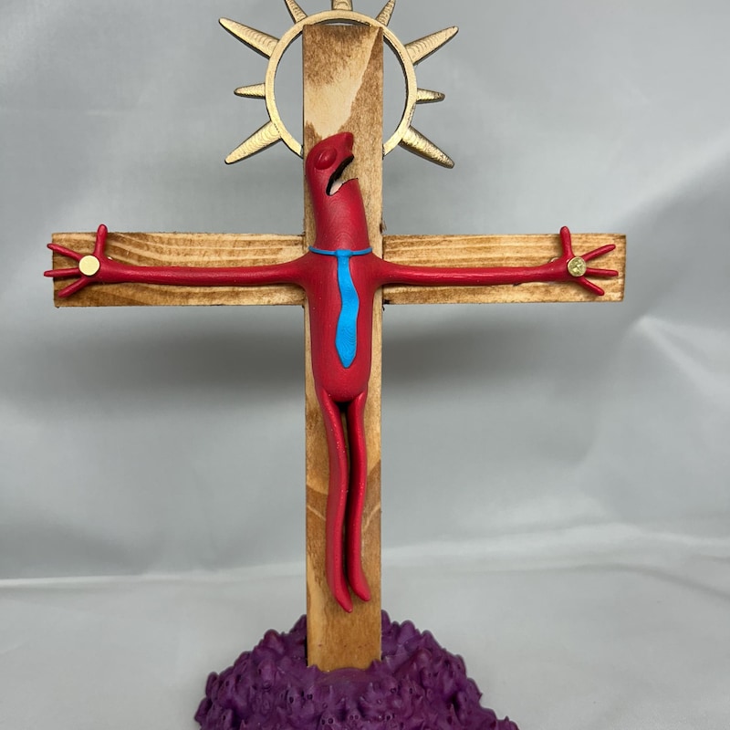 Alan Smiling Friends Crucified - Etsy