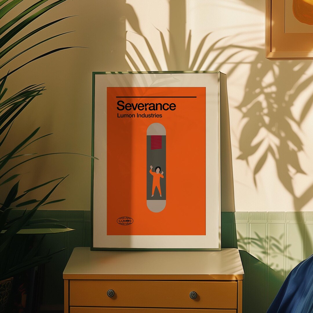 Severance Poster (orange Chip) - Matte Poster, Wall Decor, Wall Art ...
