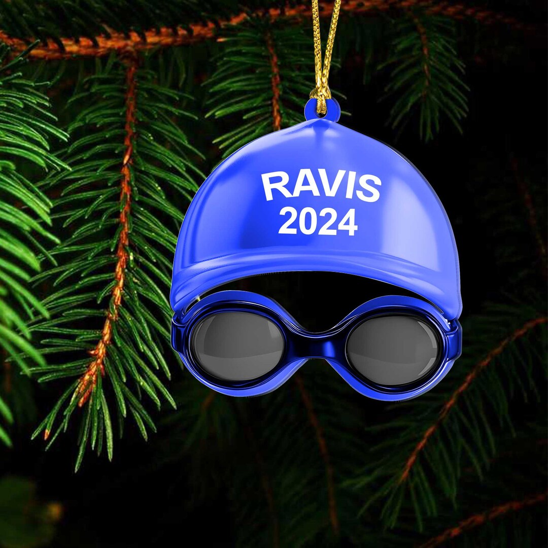Custom Swimming Acrylic Ornament, Swimming Lovers Gift, Sport Gifts ...