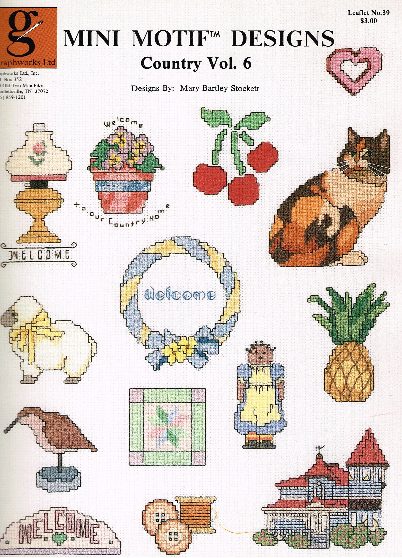 Mini Motif Designs Country Vol. 6 Designs By: Mary Bartley Stockett ...