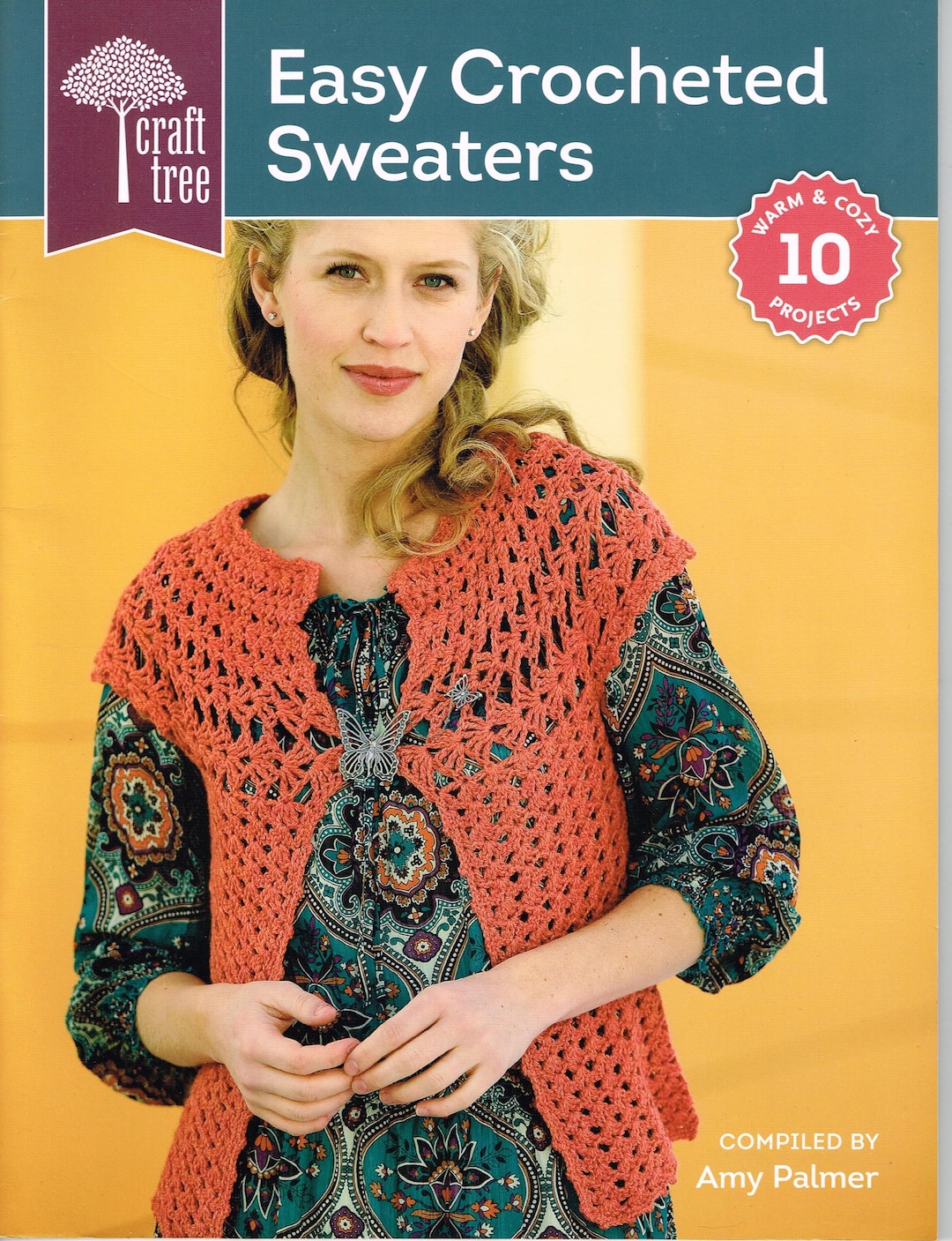 Easy Crocheted Sweaters 2013, Craft Tree, Compiled by Amy Palmer - Etsy