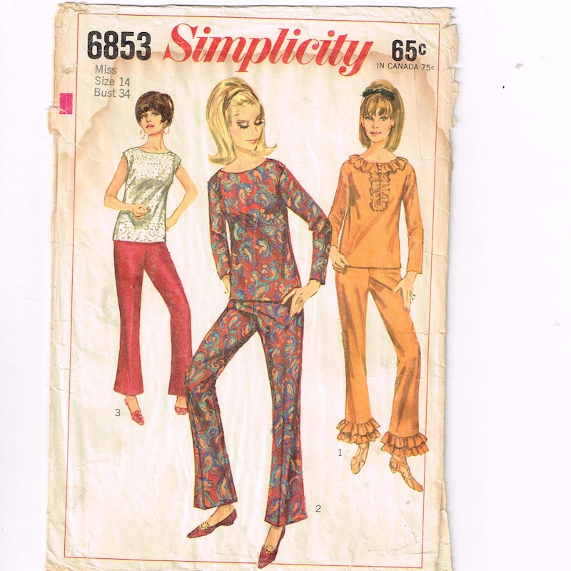 60s Pj Patterns - Etsy