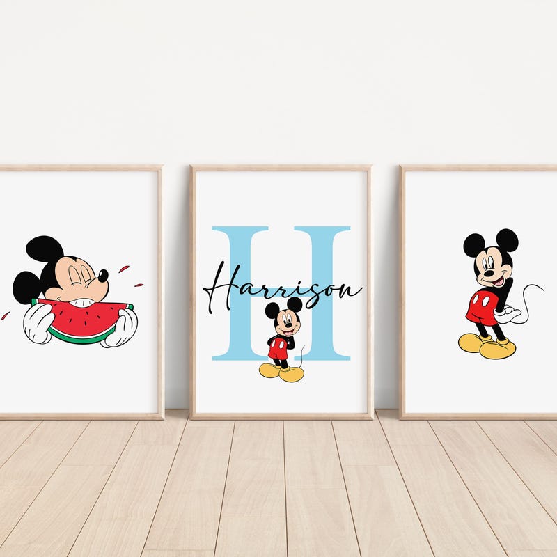 Mickey Mouse Bedroom - Etsy UK