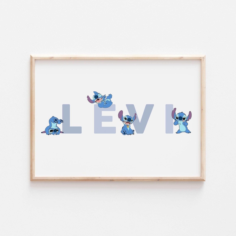 Stitch Names Prints - Etsy