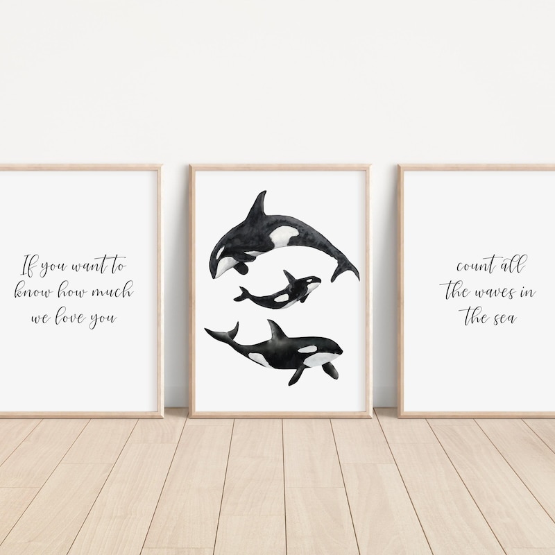 Killer Whale Art - Etsy