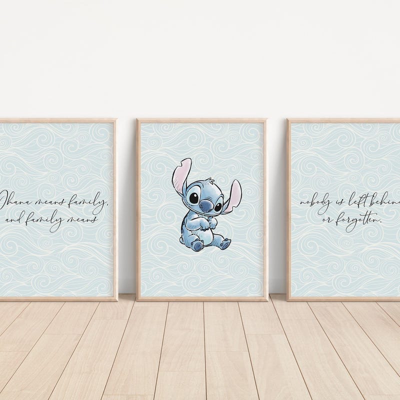 Stitch Poster - Etsy