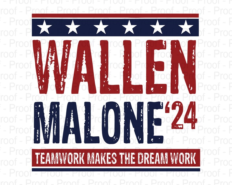 Wallen Malone for President Png, Funny Presidential Election, Country ...