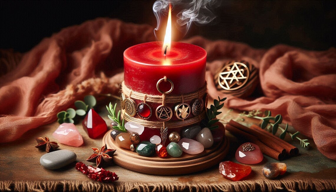 Hand Crafted Candle for a Ritual - Etsy