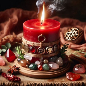 Hand Crafted Candle for a Ritual - Etsy