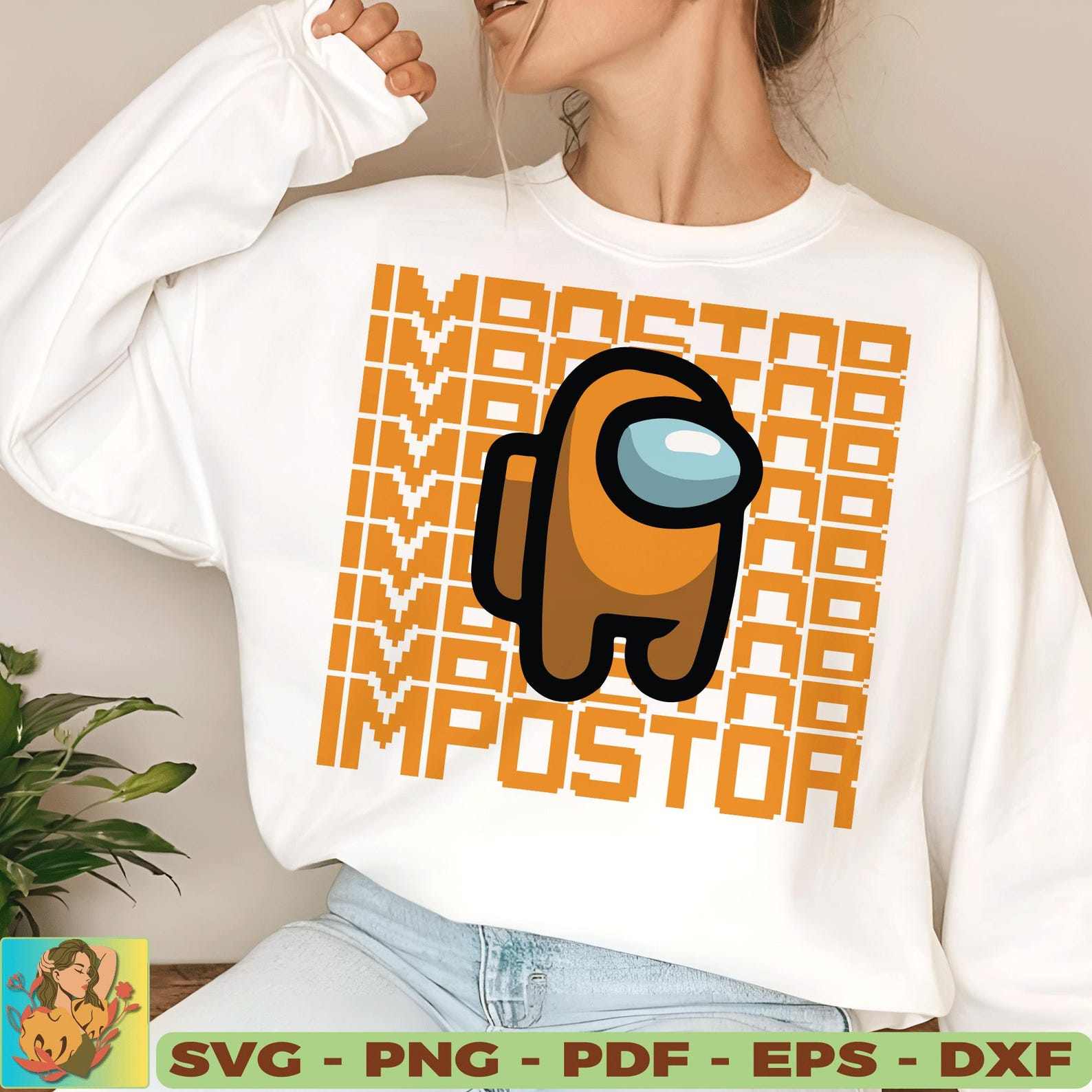 Among Us Impostor Svg, Among Us Cricut, Among Us Impostor Gifts, Among ...