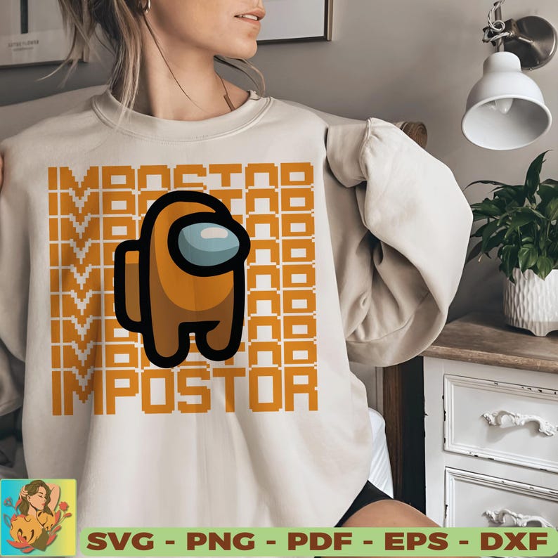 Among Us Impostor Svg, Among Us Cricut, Among Us Impostor Gifts, Among ...