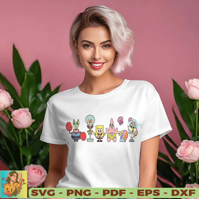 Spongebob Svg, Spongebob Cartoon Moovie Svg, Patrick Star Svg ...