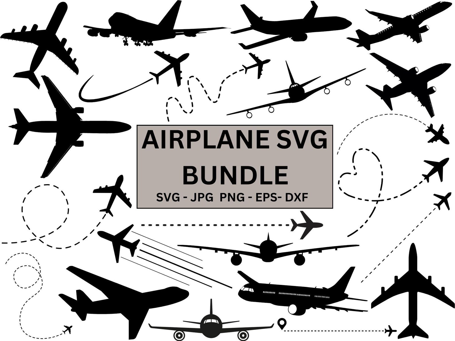 Airplane Svg, AIRPLANE Svg Cut Files for Cricut,airplane Bundle SVG PNG ...