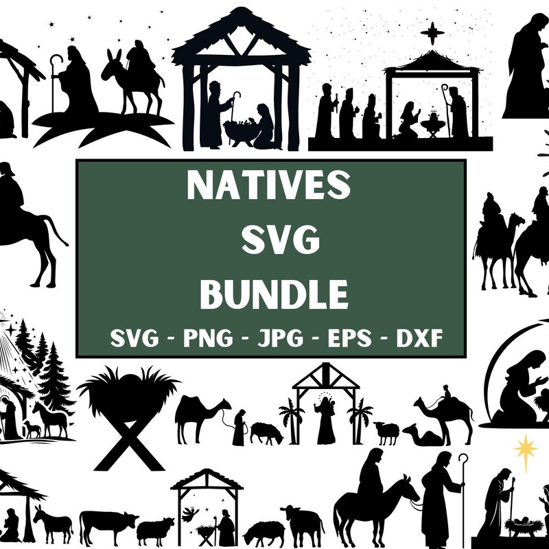 Nativity Vector - Etsy