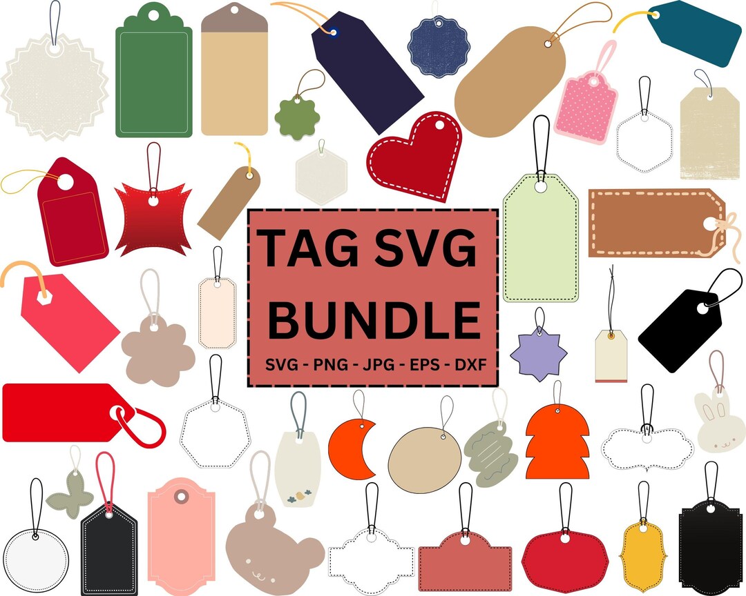 Tag Svg,christmas Gift Tag Svg Cut File,gift Bag Tags Svg,label Svg,cut ...