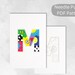 Needle Punch Pattern Letter M. Embroidery Patterns PDF Digital Download ...