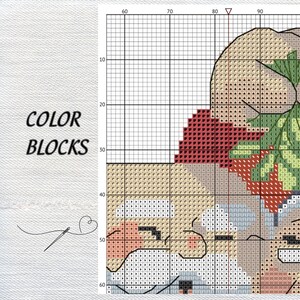 Christmas Cross Stitch Pattern Grandma. Digital Cross Stitch Chart PDF ...