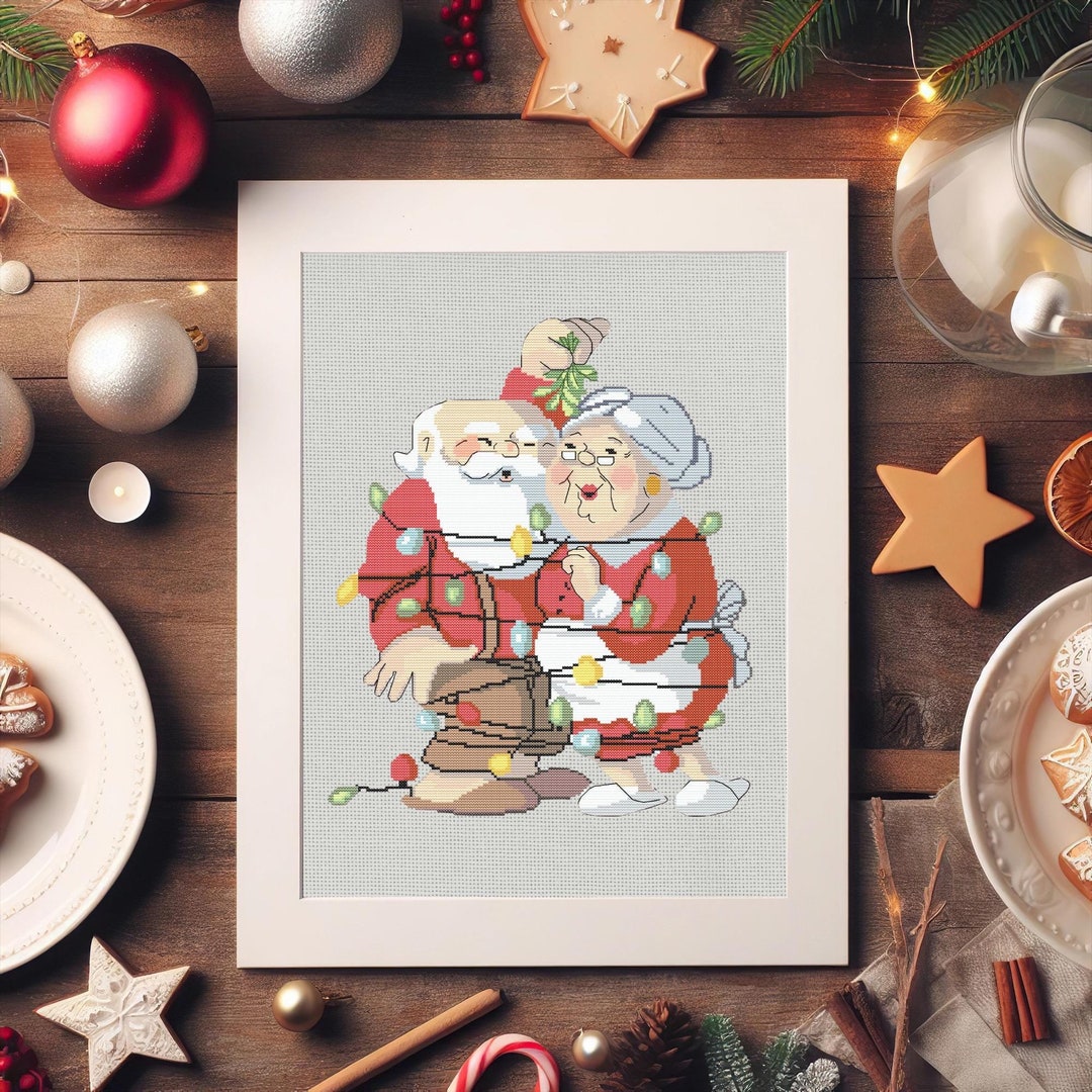 Christmas Cross Stitch Pattern Grandma. Digital Cross Stitch Chart PDF ...