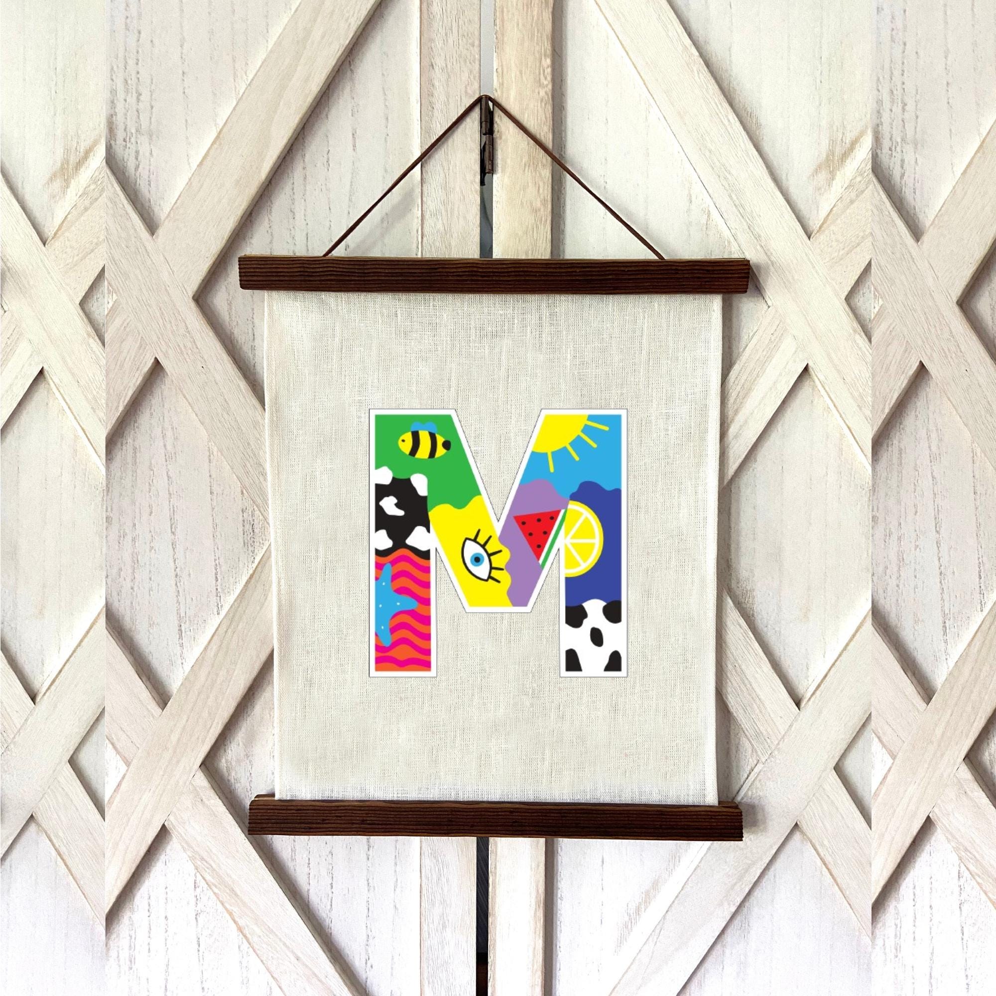 Needle Punch Pattern Letter M. Embroidery Patterns PDF Digital Download ...