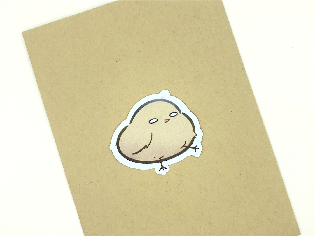 Yellow Bird Sticker, Paper Sticker, Scrapbooking, Journaling ...