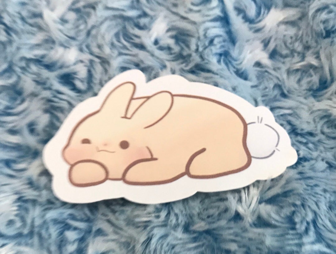 Cute Light Brown Bunny, Bunny, Paper Sticker, Scrapbooking, Journaling ...