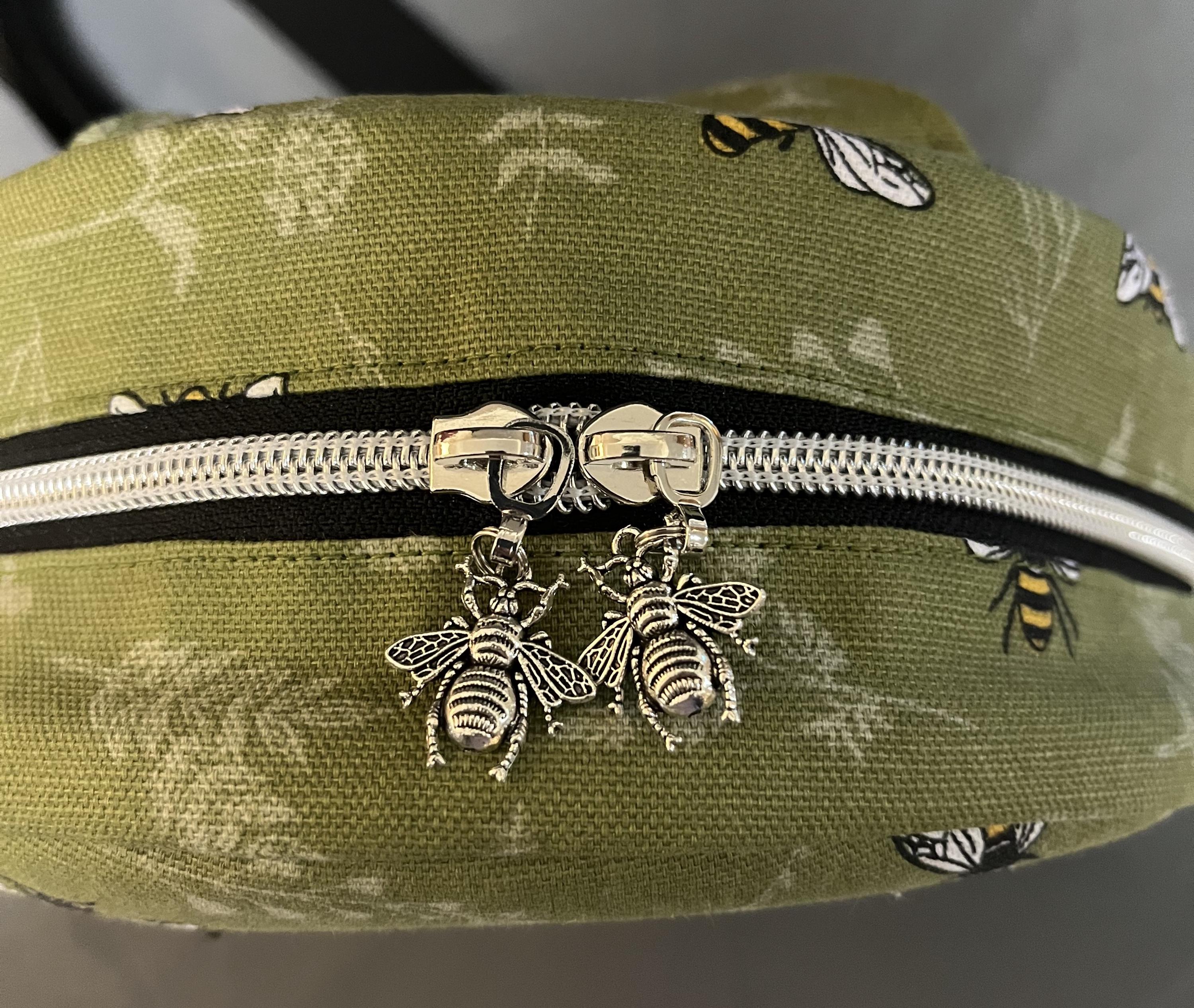 Handmade Canvas Bumble Bee Mini Crossbody/sling Bag - Etsy