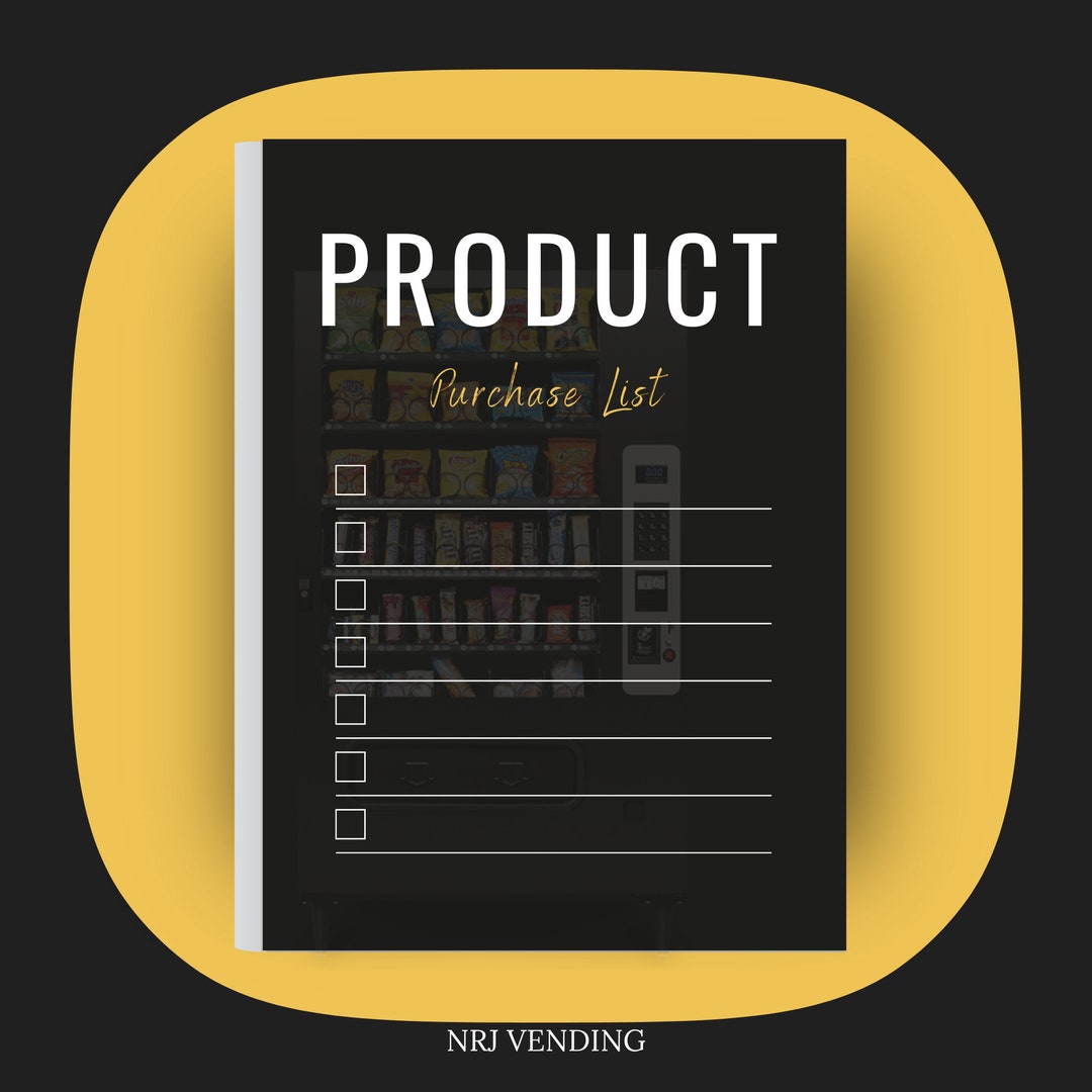 Product Purchase List - Etsy