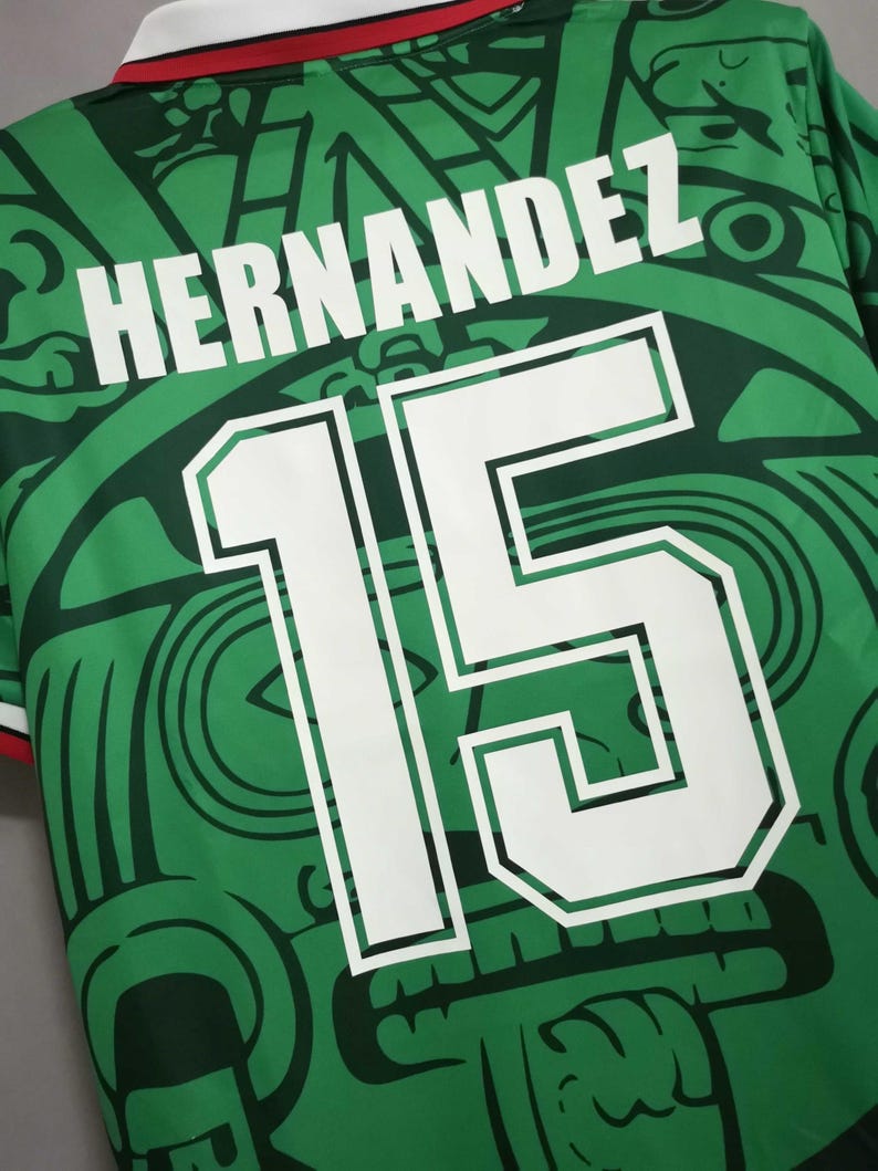 Mexico 1998 Home Jersey - Retro Classic World Cup Shirt - Vintage ...