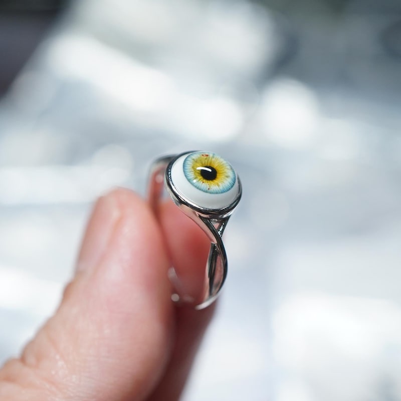 Glass Eye Ring - Etsy