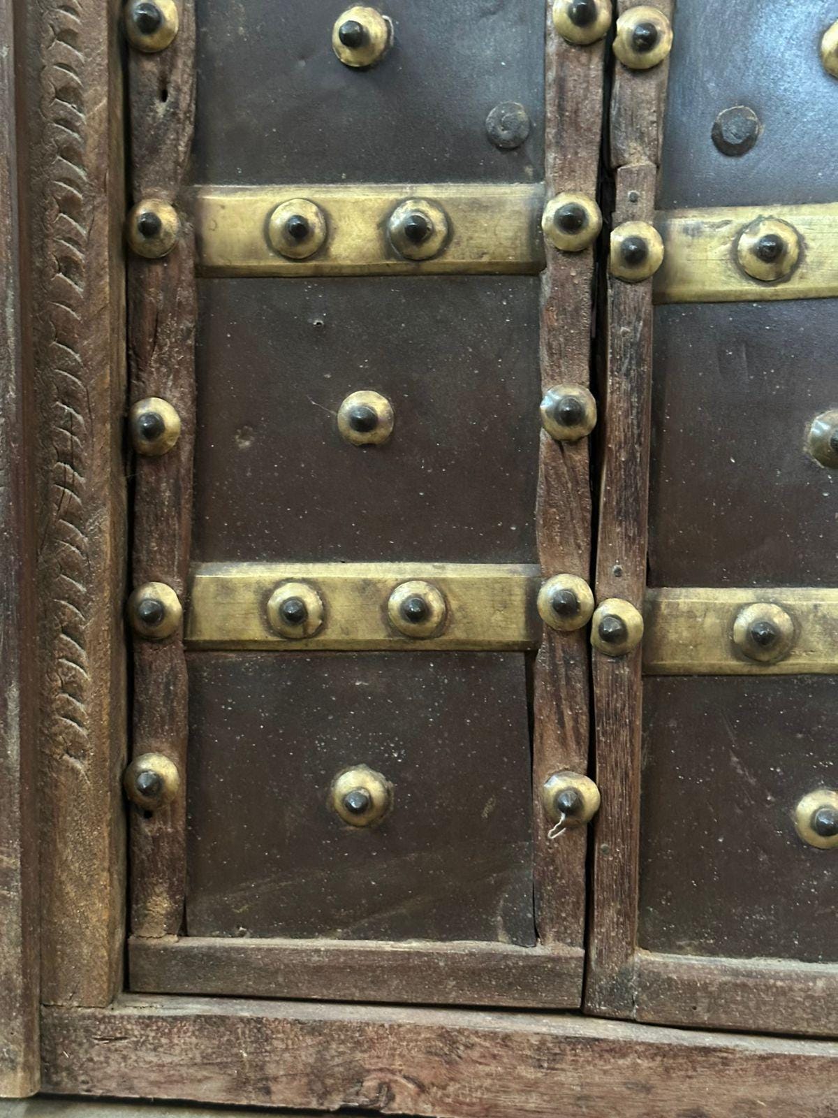 Antique Hand-carved Teak Window Frame, Rustic Indian Wall Art (18x28 ...
