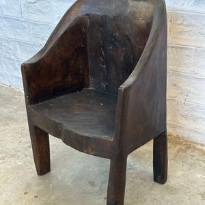Antique Naga Tribal Chair: 90-year-old Solid Wood Chief's Seat - Etsy