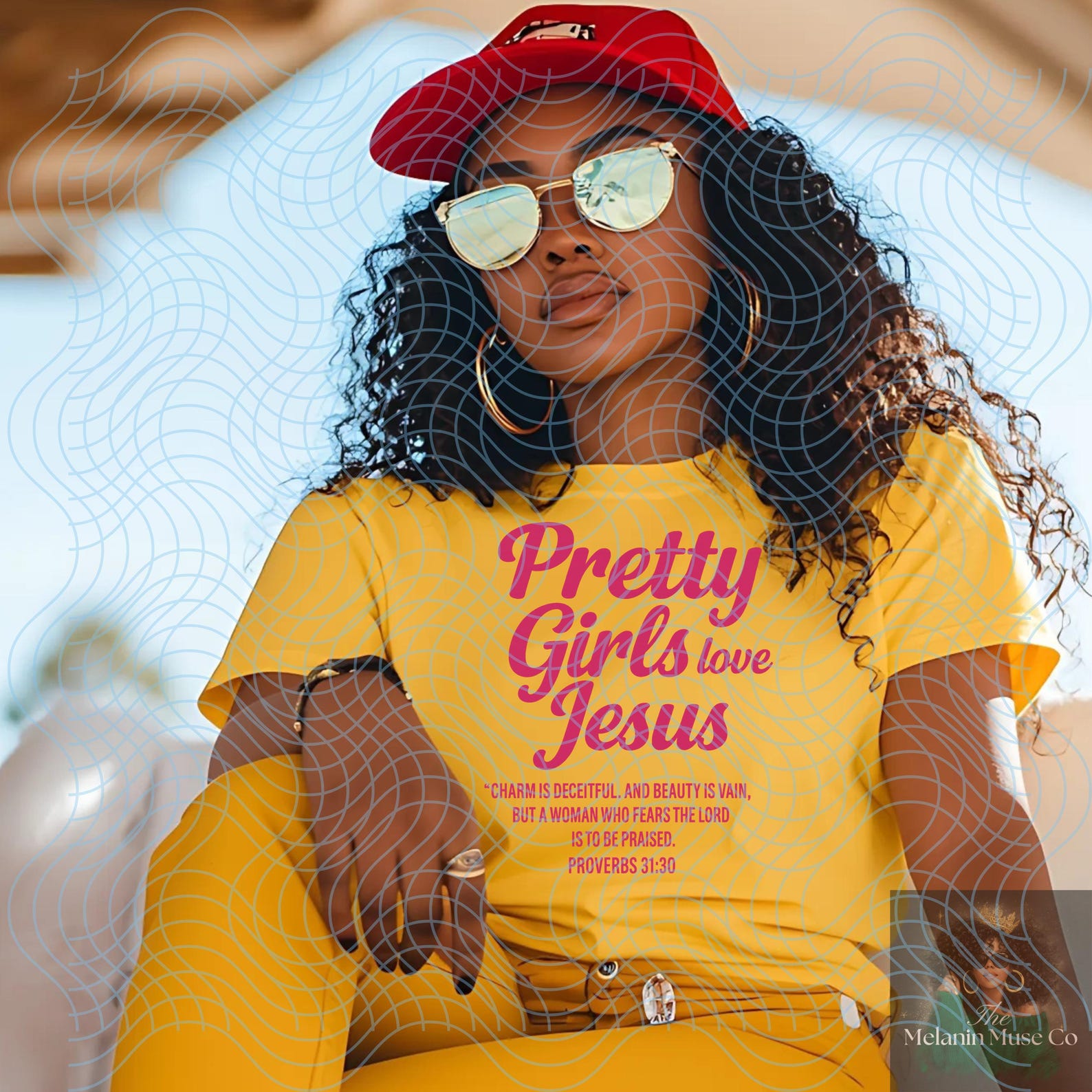 Pretty Girls Love Jesus PNG | Proverbs 31:30 Christian Graphic (digital ...