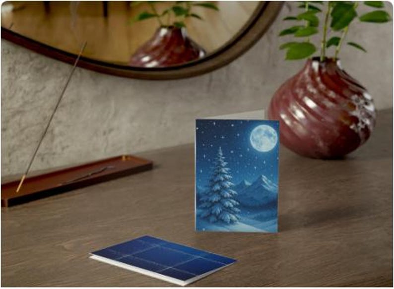 Winter Wonderland Christmas Card - Etsy