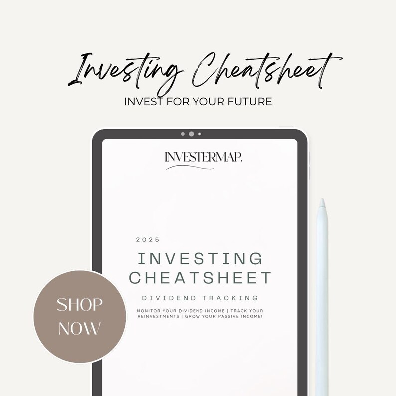 Dividend Investing Cheat Sheet: Passive Income Tracker (printable PDF) - Etsy Australia