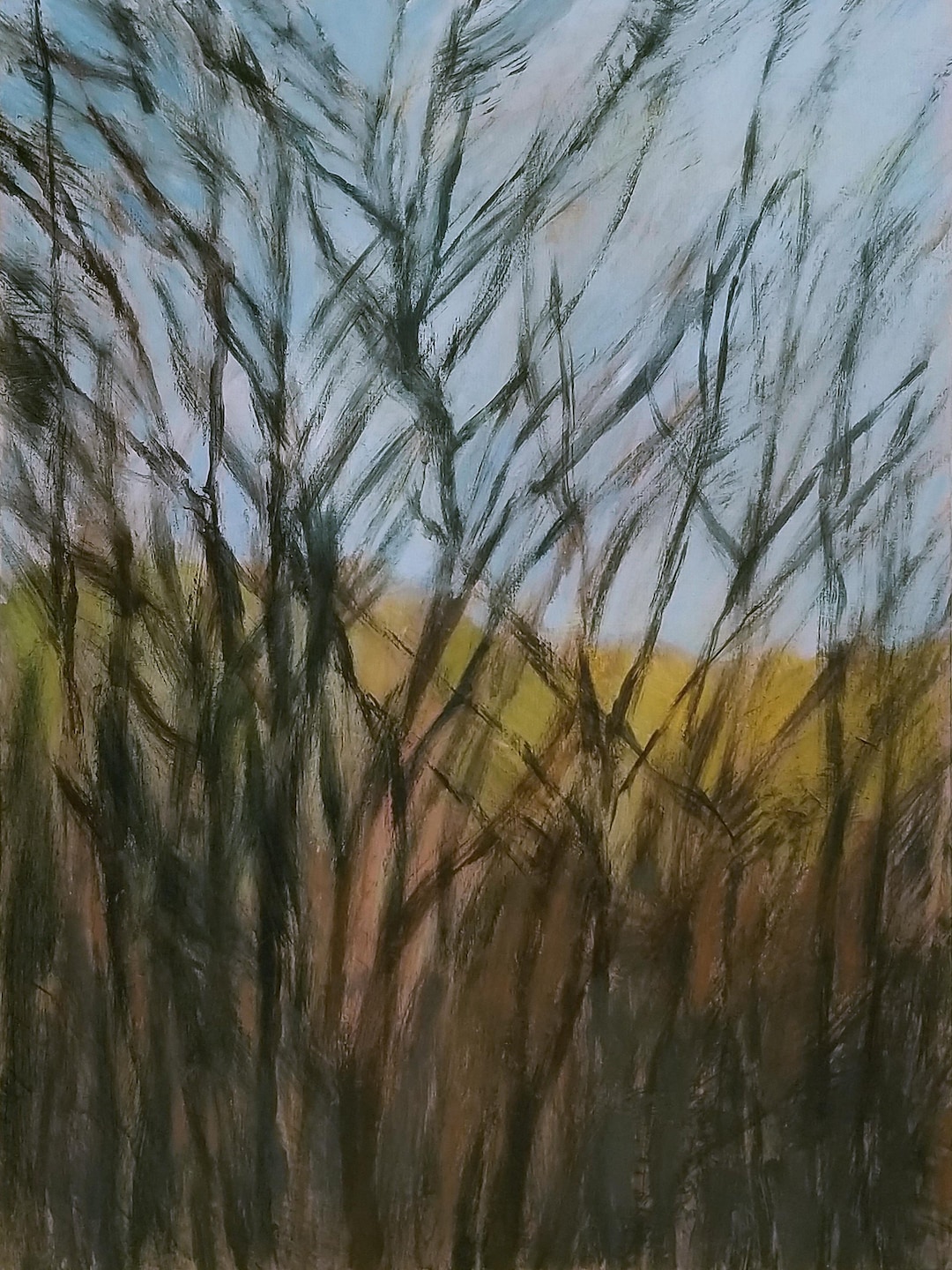 Optimistic View - Landscape Painting, Original Art, Plein Air Study ...