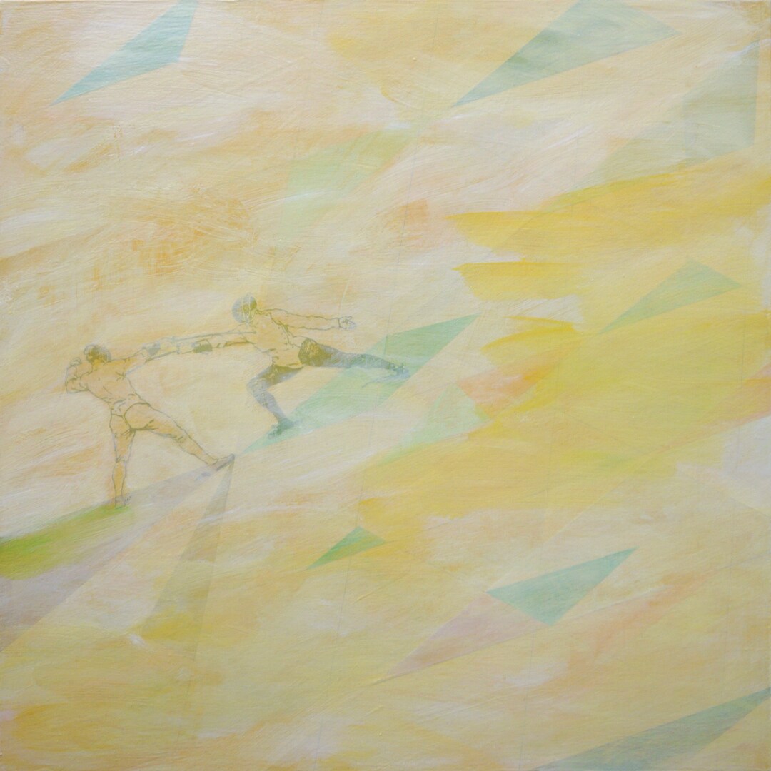 Original Fine Art Painting - Standing on Shaky Ground - Wall Decor by ...