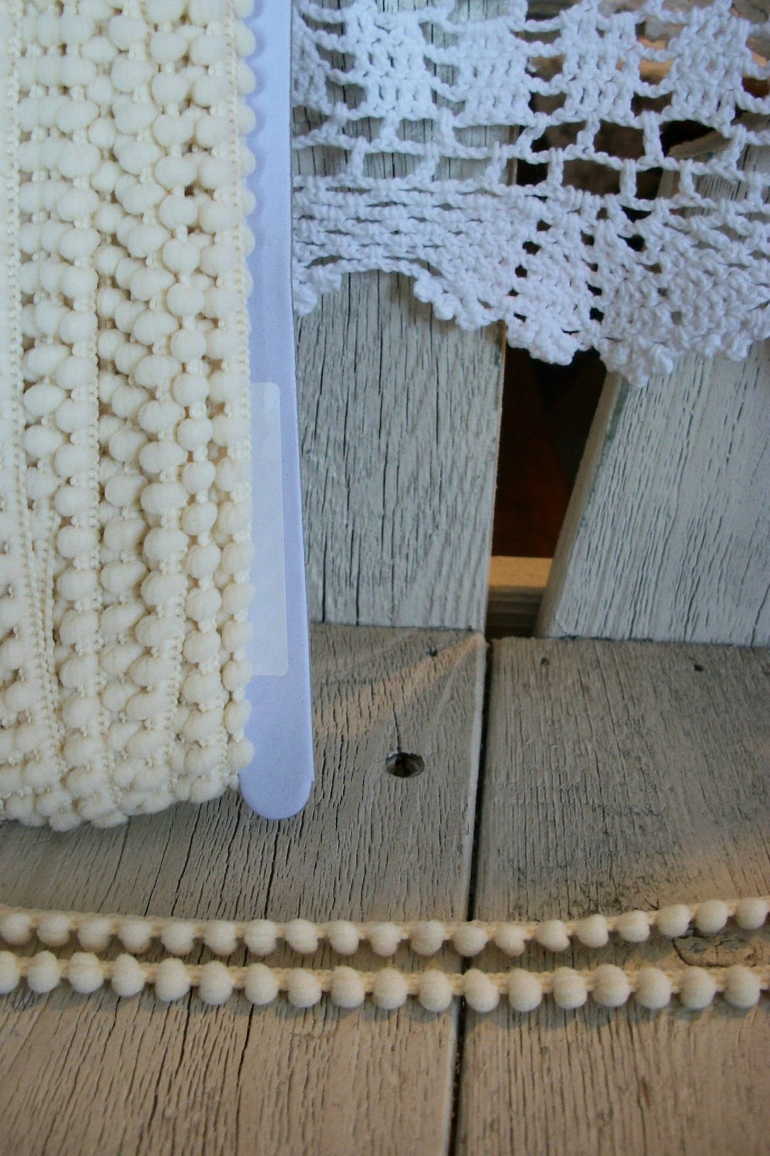 BABY BALL Fringe-ivory- 10mm 1/4 Inch- 3 Yards - Etsy