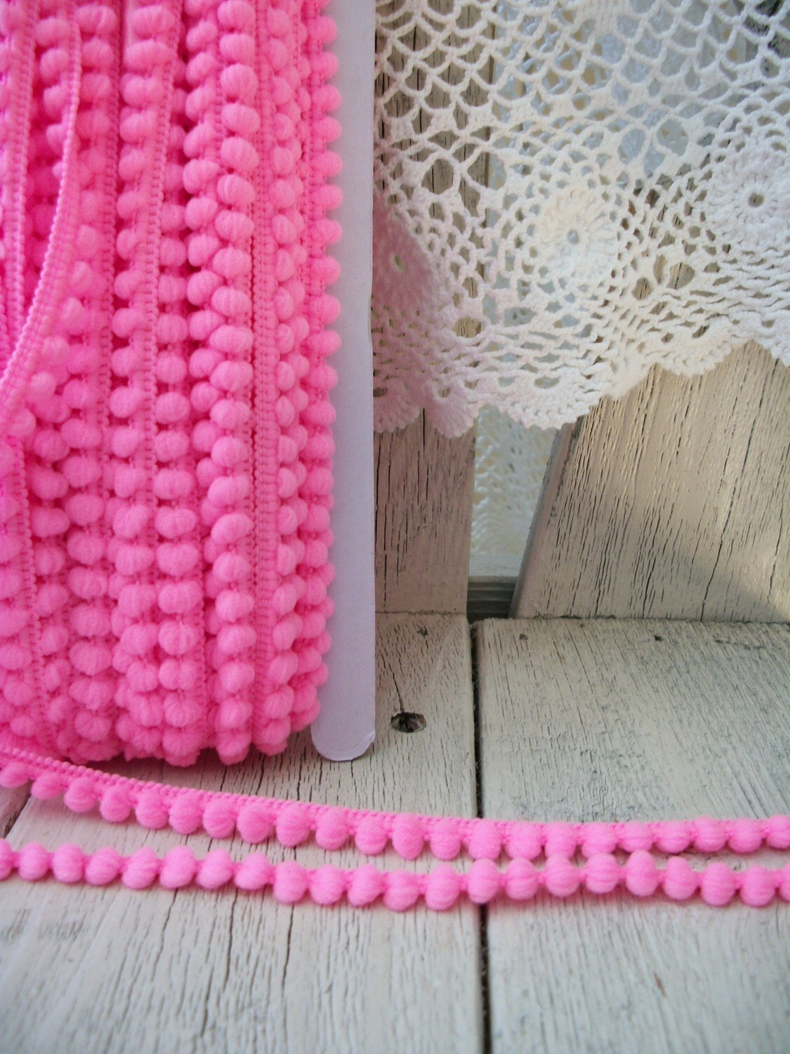 BABY BALL Fringe-ivory 10mm 1/4 Inch 3 Yards - Etsy