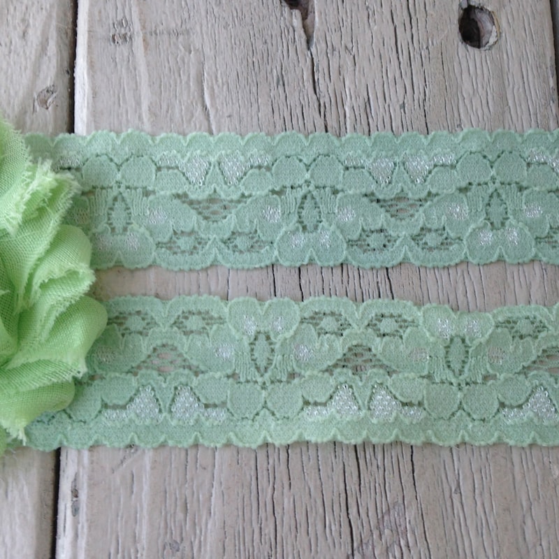 Green Lace Fabric - Etsy
