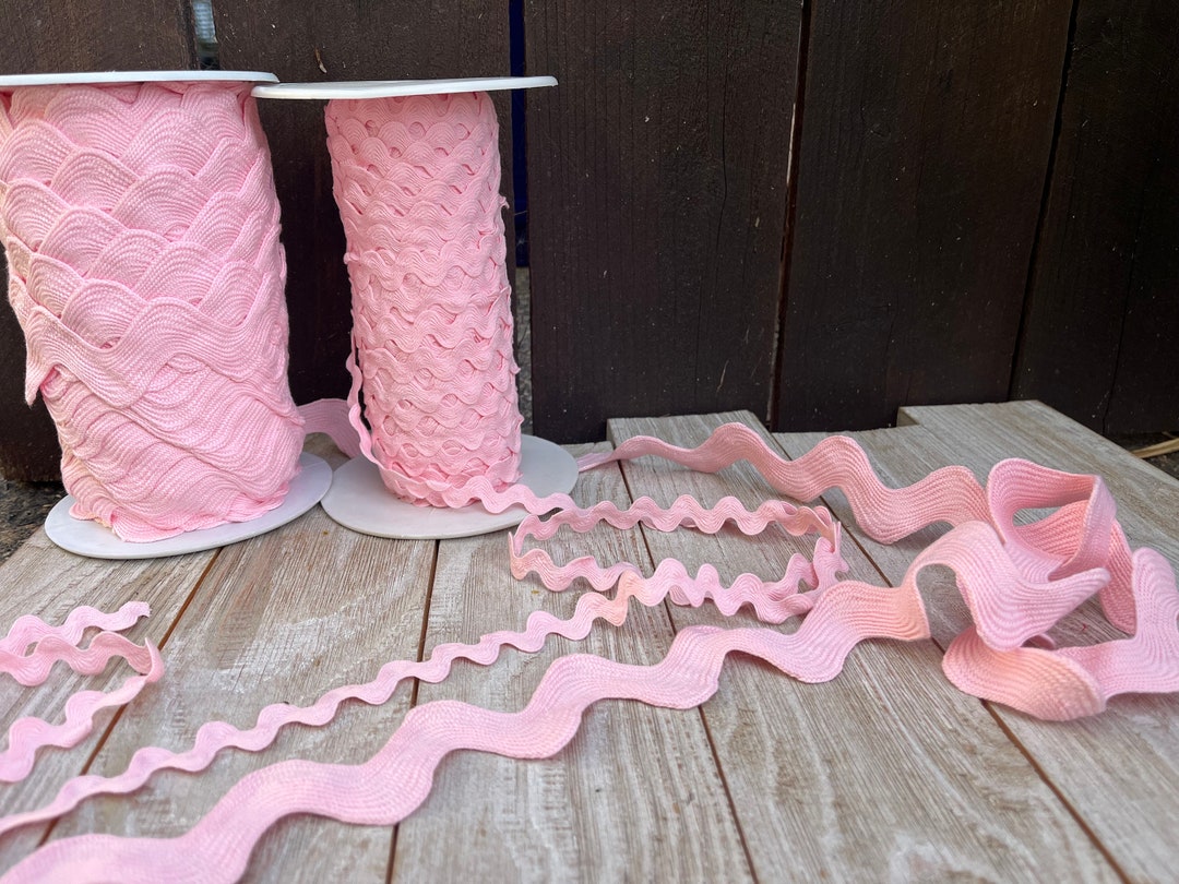 Light PINK RIC RAC--2 Different Sizes--2 Yards - Etsy
