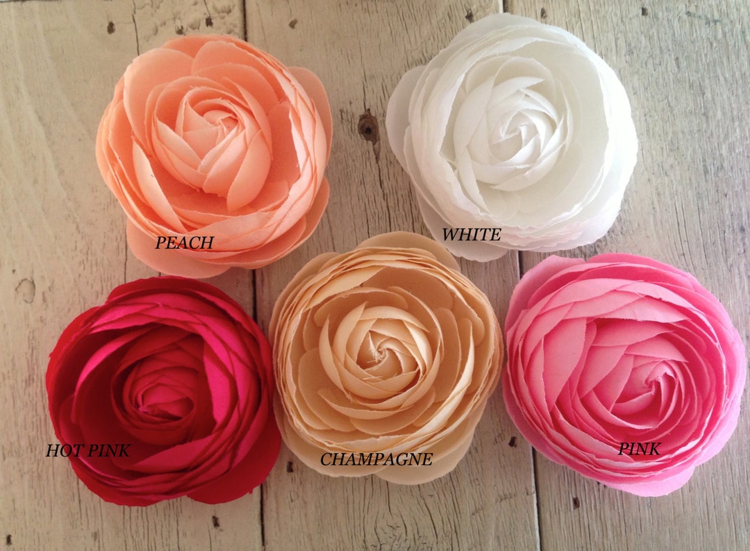 Sale!-flowers ROUND ROSE- Set of 5-your Choice of Colors-3 Inch - Etsy
