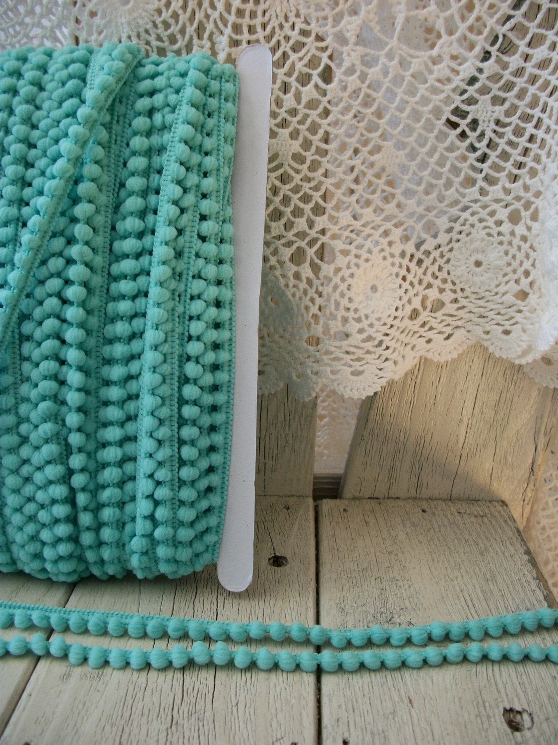 BABY BALL Fringe-ivory 10mm 1/4 Inch 3 Yards - Etsy