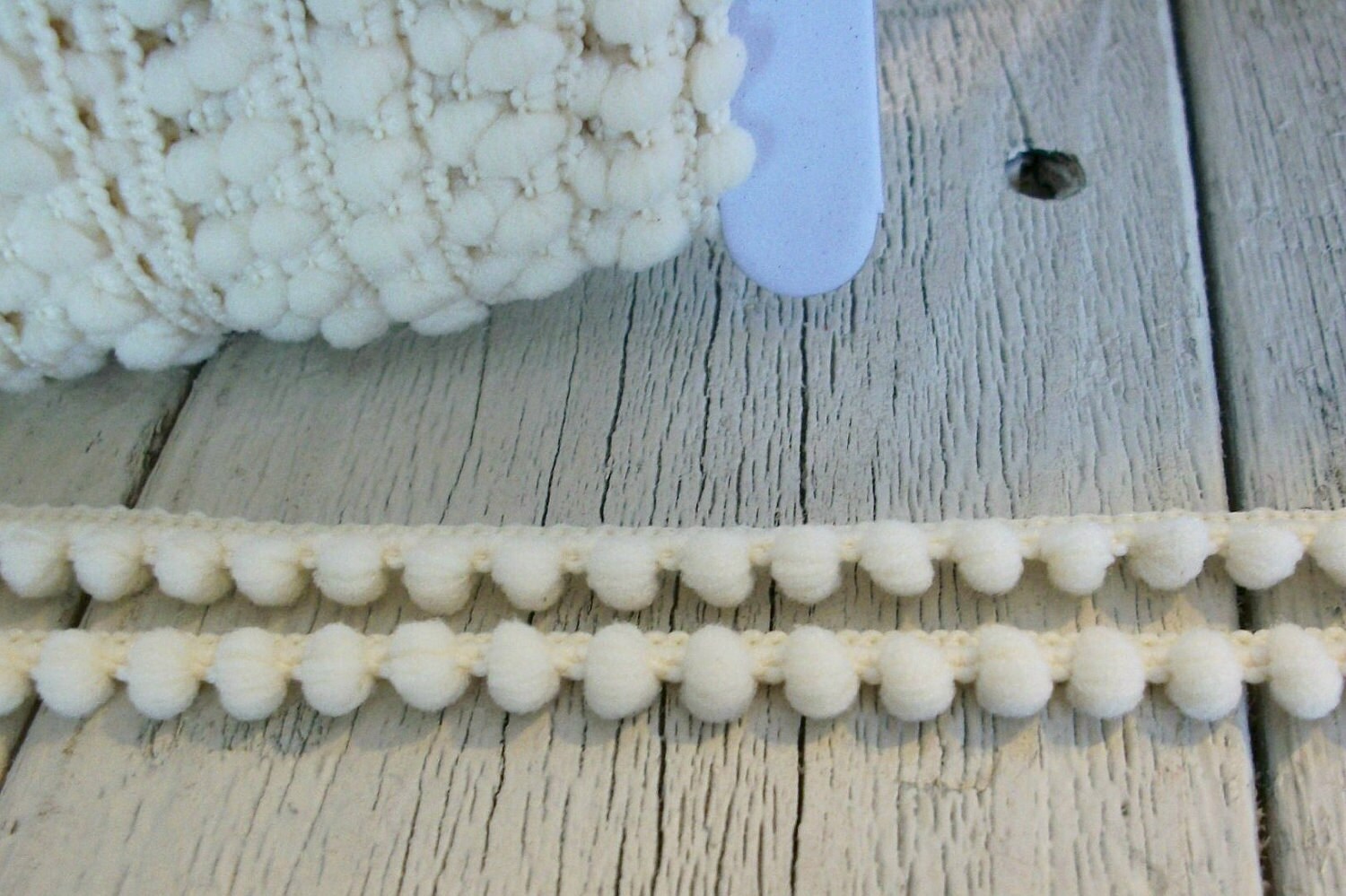 BABY BALL Fringe-ivory 10mm 1/4 Inch 3 Yards - Etsy