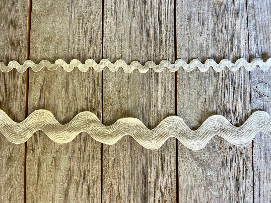 Antique WHITE RIC RAC--2 Different Sizes--2 Yards - Etsy